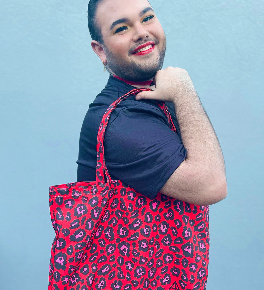 Alaska Thunderfuck 5000 Red 4 Filth Leopard Print Tote Bag – Drag Merch